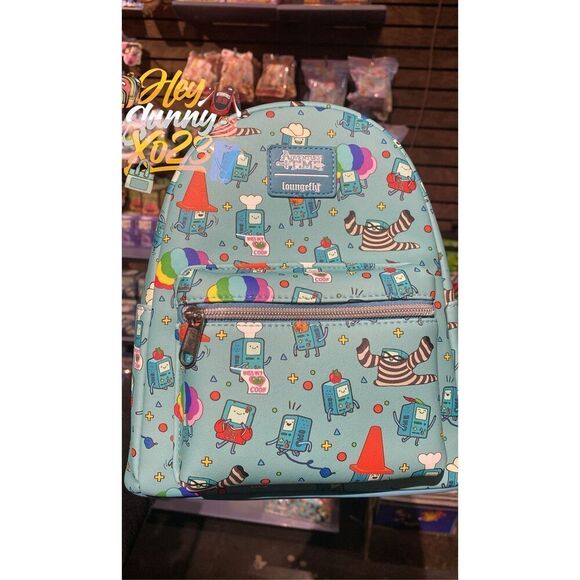 Loungefly | Bags | Loungefly Adventuretime Bmo Poses Mini Backpack ...